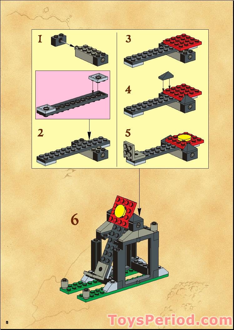 LEGO 6096 Bull's Attack Instructions and Parts List