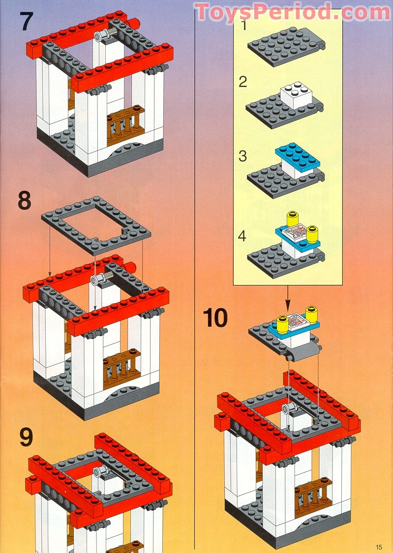 LEGO 6093 Flying Ninja Fortress Instructions and Parts List