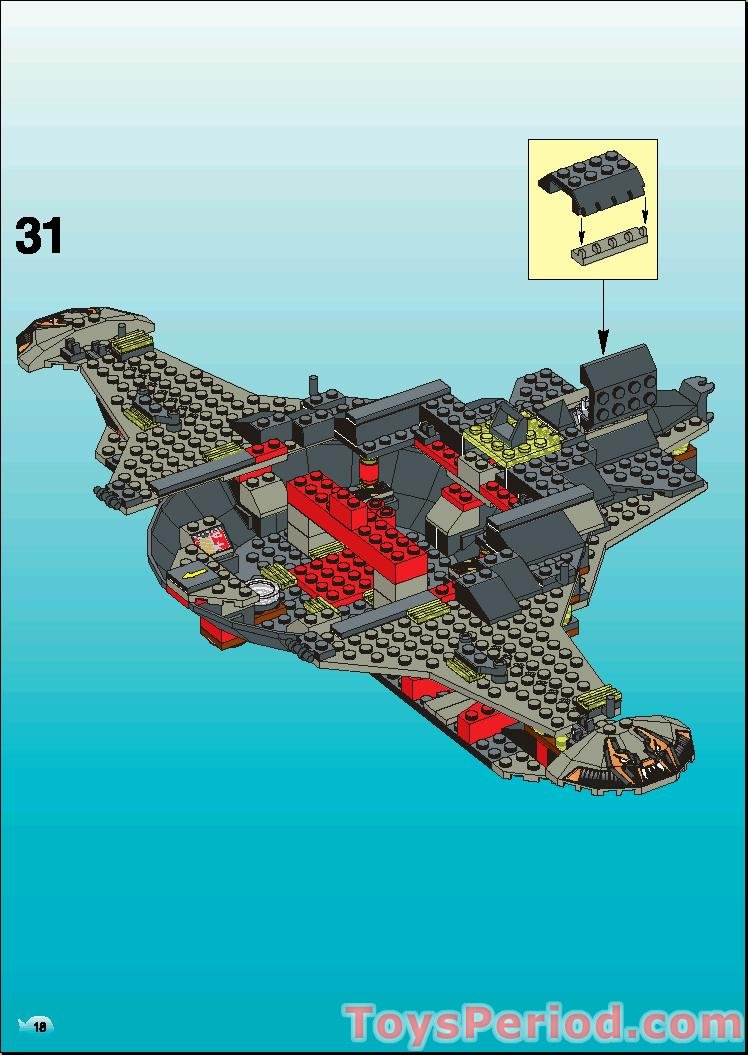 LEGO 6198 Stingray Stormer Instructions and Parts List