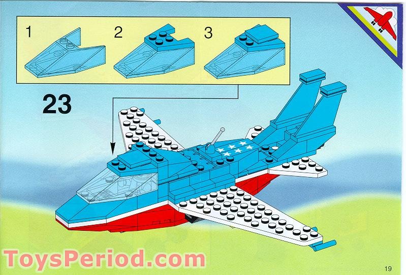 LEGO 6331 Patriot Jet Instructions and Parts List