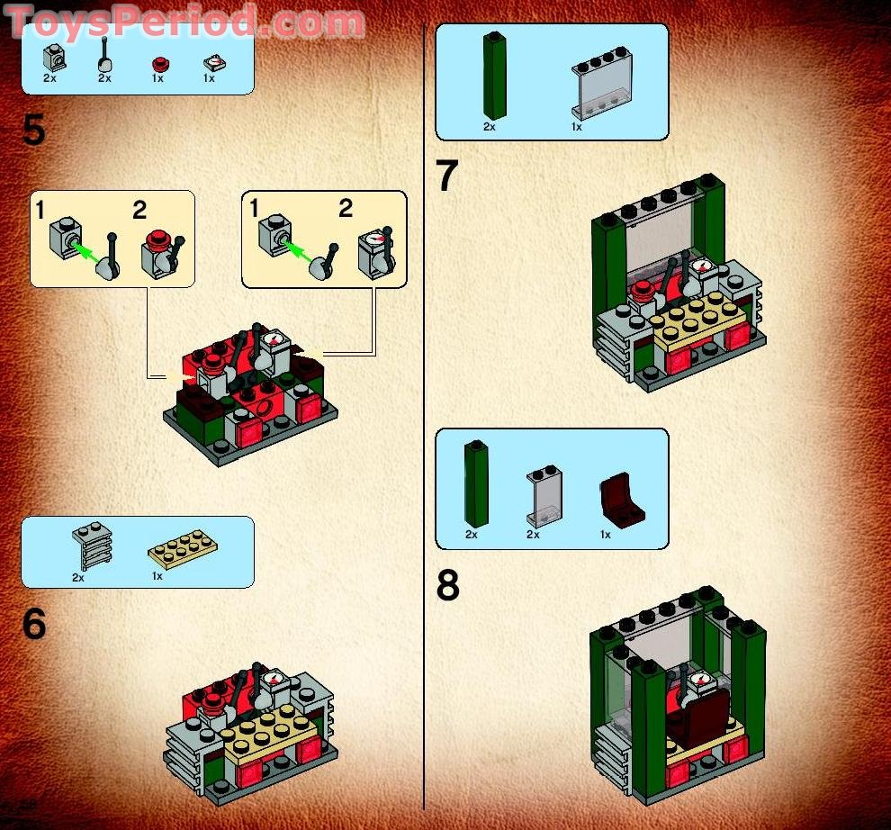 LEGO 7626 Jungle Cutter Instructions and Parts List