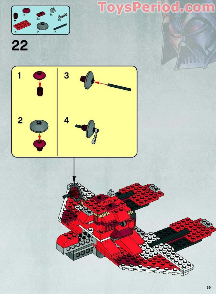 LEGO 7665 Republic Cruiser (Limited Edition - with R2-R7) Instructions ...