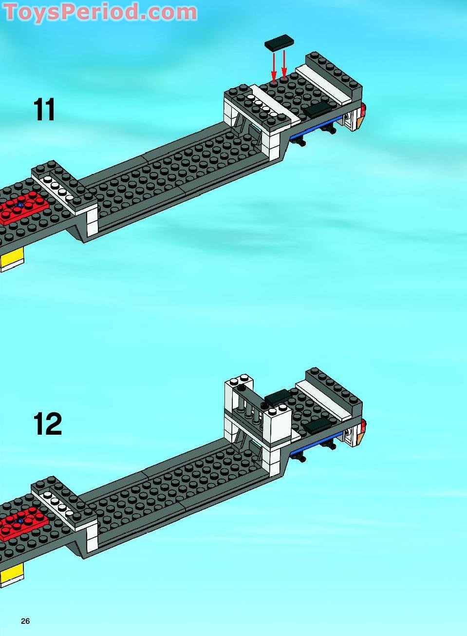 LEGO 7743 Police Command Center Instructions and Parts List