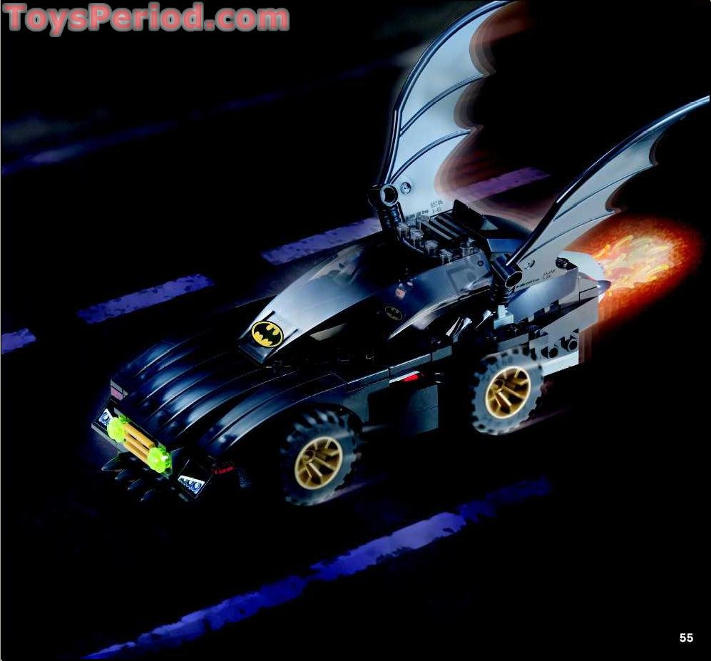 LEGO 7781 The Batmobile: Two-Face's Escape Instructions and Parts List
