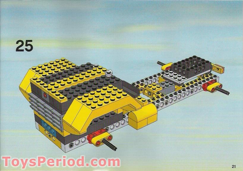 LEGO 7344 Dump Truck Instructions and Parts List