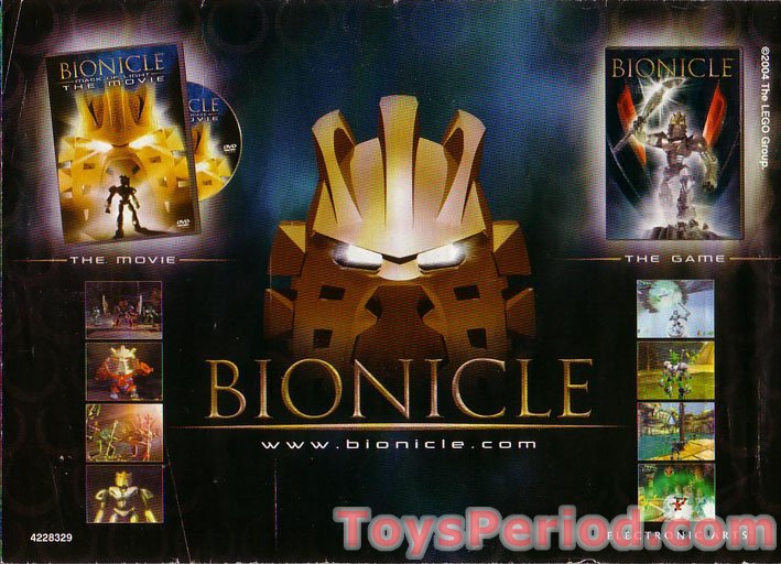 LEGO 8605 Toa Matau Instructions and Parts List