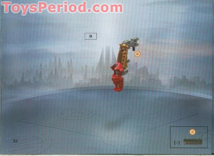 LEGO 8604 Toa Onewa Instructions and Parts List