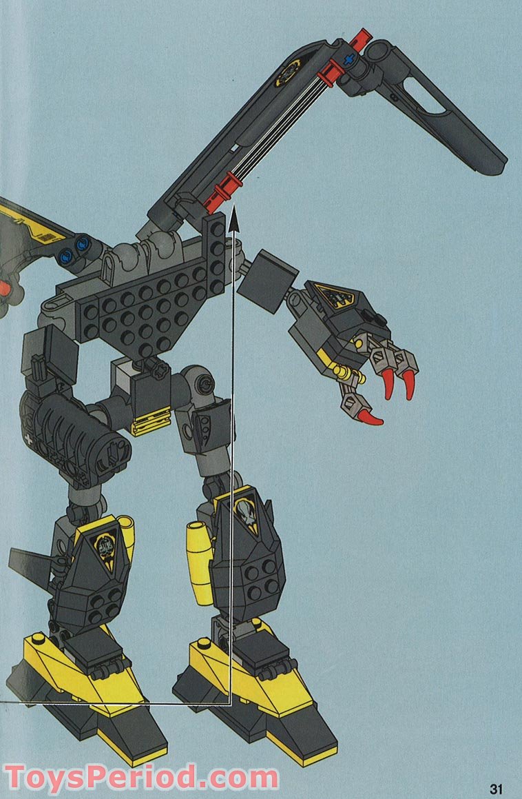 LEGO 8105 Iron Condor Instructions and Parts List