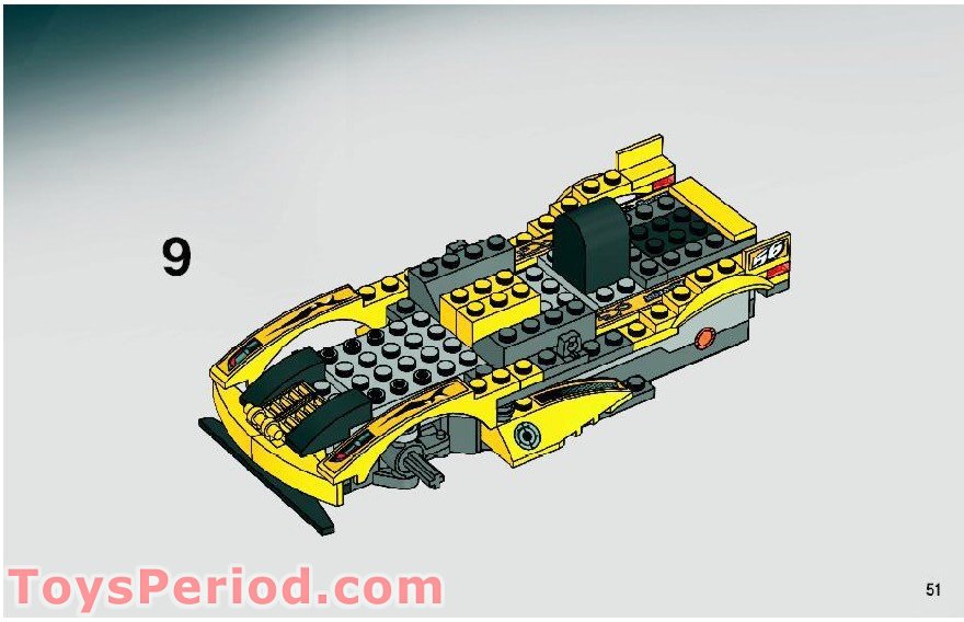 LEGO 8183 Track Turbo RC Instructions and Parts List