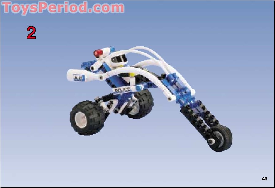 LEGO 8252 Beach Buster Instructions and Parts List