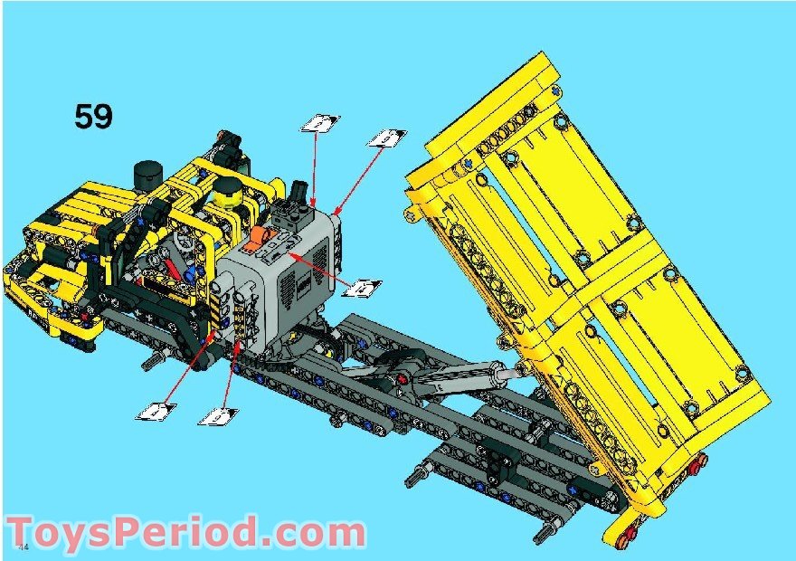 LEGO 8264 Hauler Instructions and Parts List
