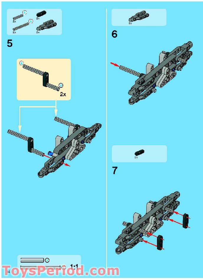 LEGO 8297 Off Roader Instructions and Parts List