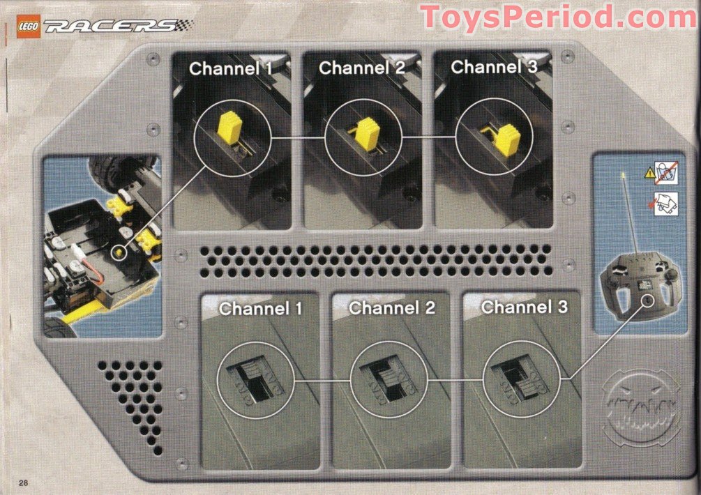 LEGO 8369-1 Dirt Crusher Rc Instructions and Parts List