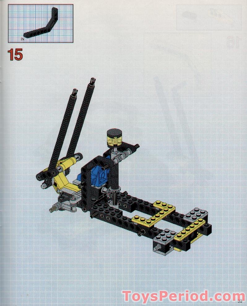 LEGO 8463 Forklift Truck Instructions and Parts List