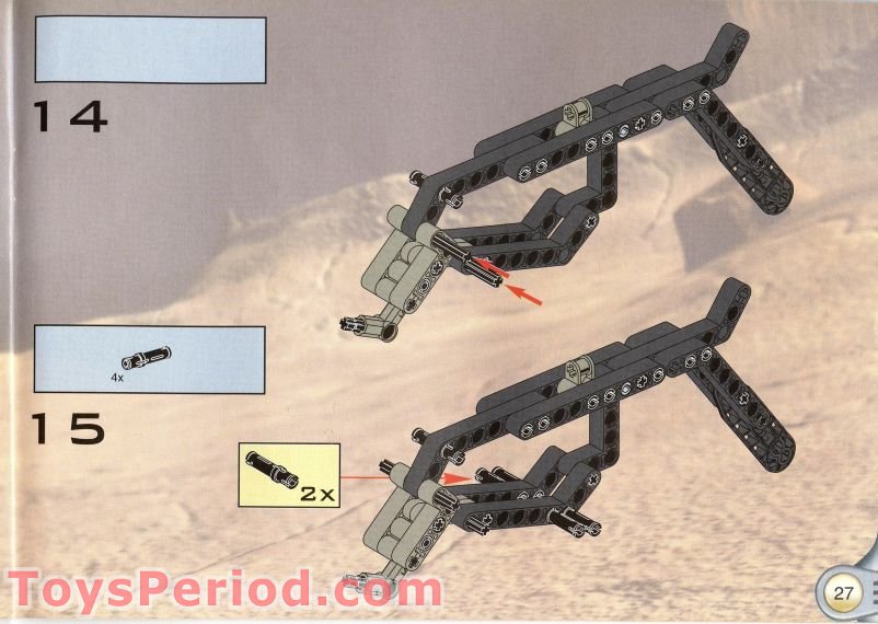 LEGO 8548 Nui-Jaga Instructions and Parts List