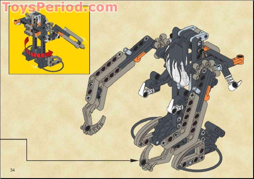 LEGO 8556 Boxor Instructions and Parts List