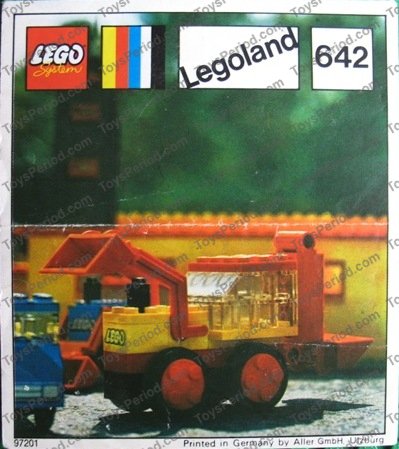 LEGO 642-2 Double Excavator Instructions and Parts List