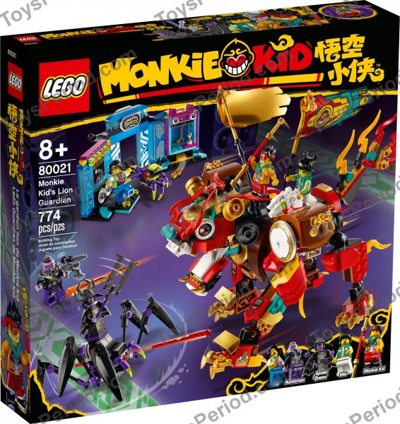 LEGO 80021 Monkie Kid’s Lion Guardian Set Parts List