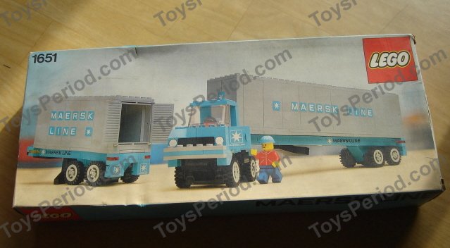 LEGO 1651-2 Maersk Line Container Truck Promotional Set Instructions ...