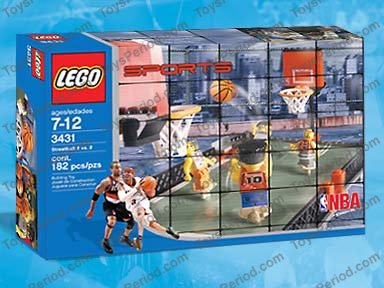 LEGO 3431 Streetball 2 vs 2 Instructions and Parts List