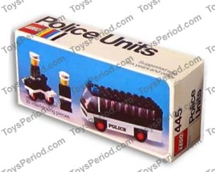 LEGO 445-1 Police Units Instructions and Parts List