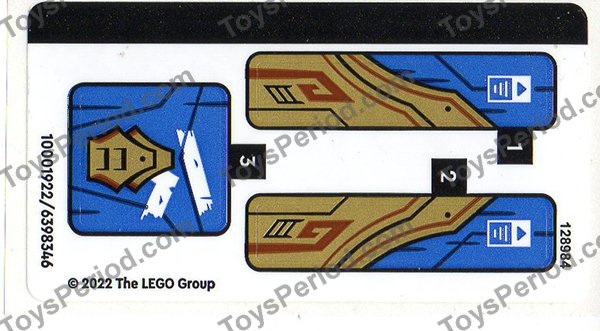 LEGO Sets with Part 71768stk01 Sticker Sheet for Set 71768 - (10001922/ ...