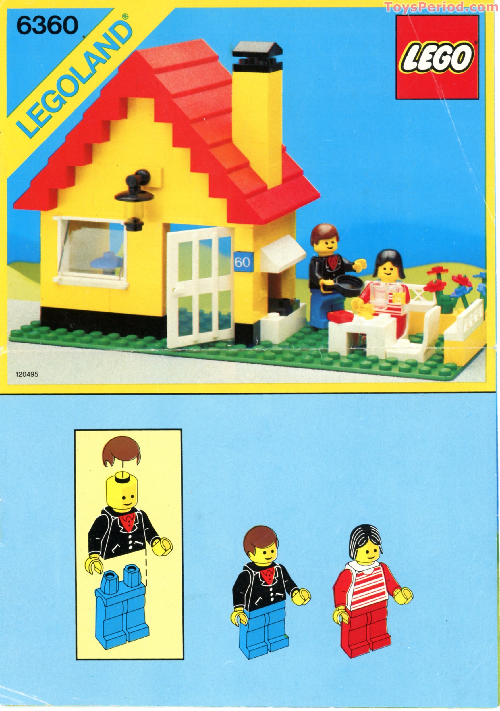 LEGO 6360 Weekend Cottage Instructions and Parts List