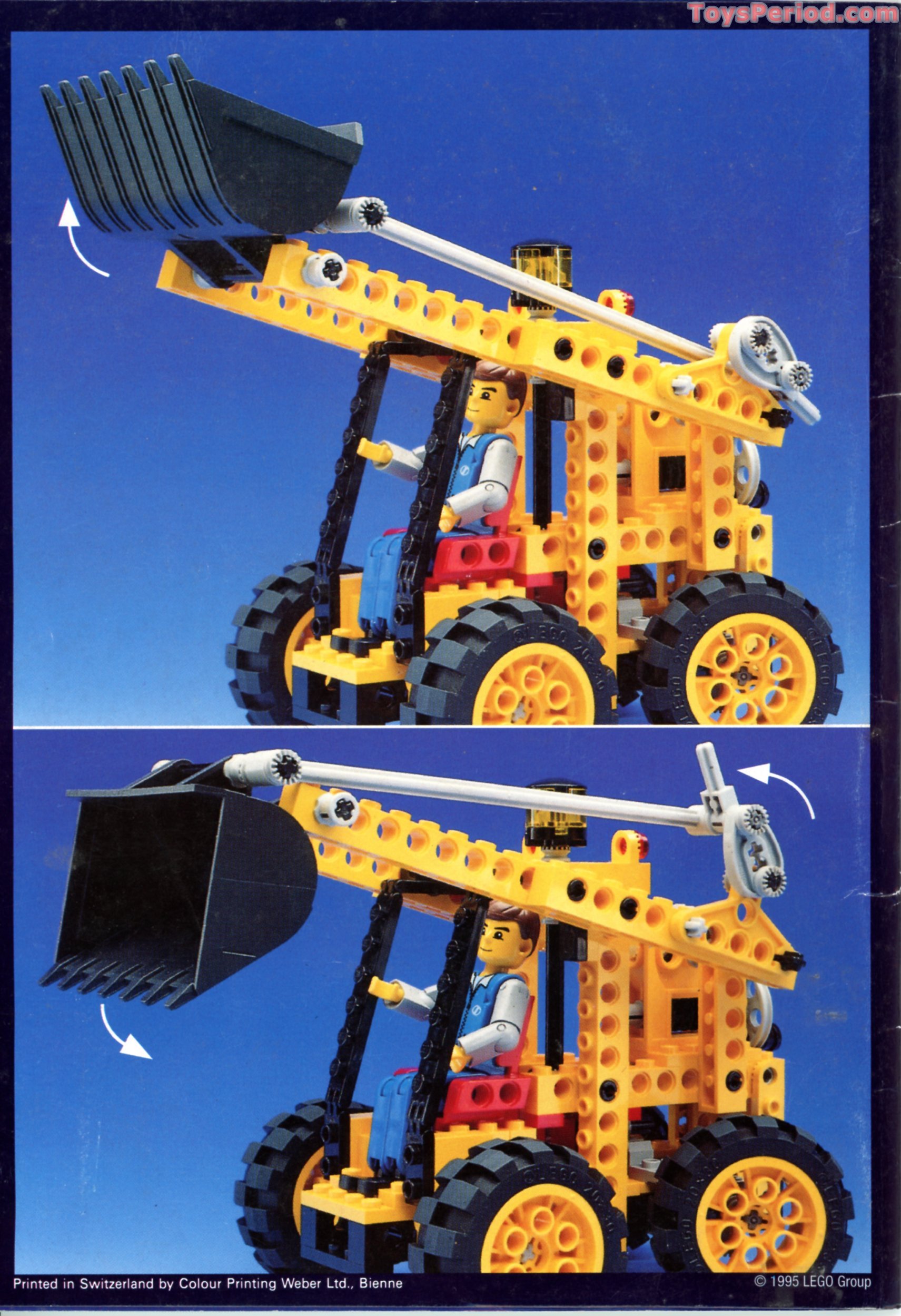 LEGO 8235 Front End Loader Instructions and Parts List