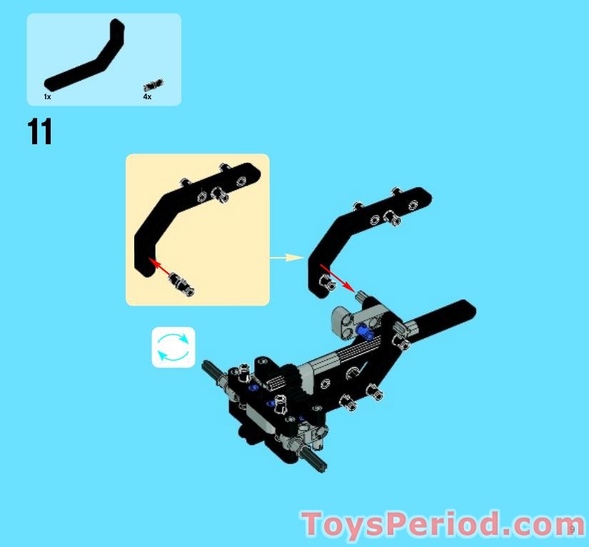 LEGO 9393 Tractor Instructions and Parts List