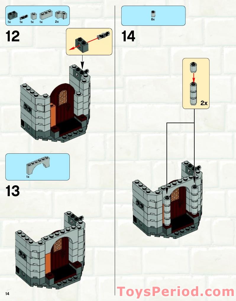 LEGO 10223 Kingdoms Joust Instructions and Parts List