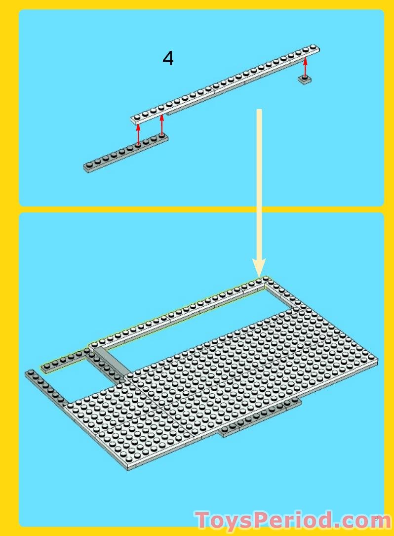 LEGO 10224 Town Hall Instructions and Parts List