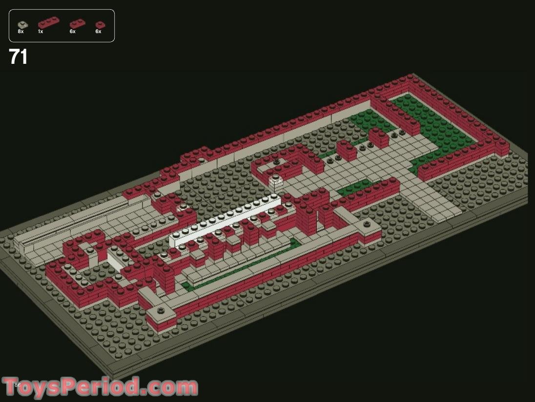 LEGO 21010 Robie House Instructions and Parts List
