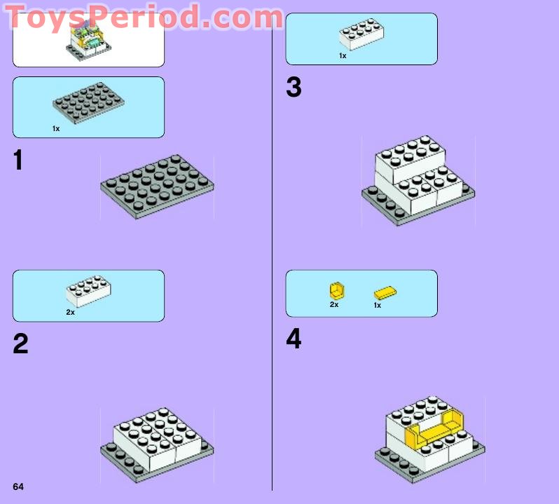 LEGO 41007 Heartlake Pet Salon Instructions and Parts List