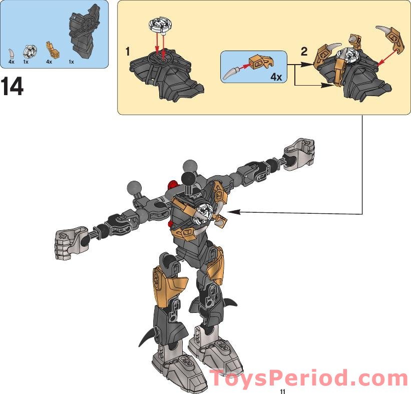LEGO 44002 Rocka Instructions and Parts List