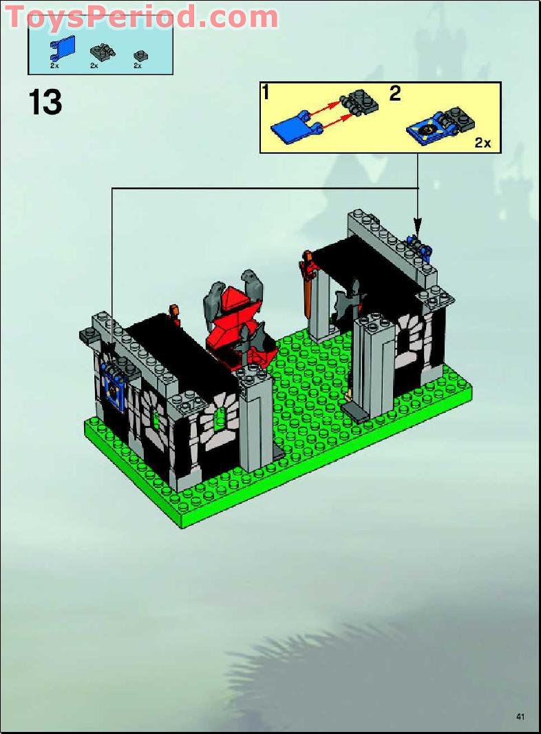 LEGO 10176 Royal King's Castle Instructions and Parts List