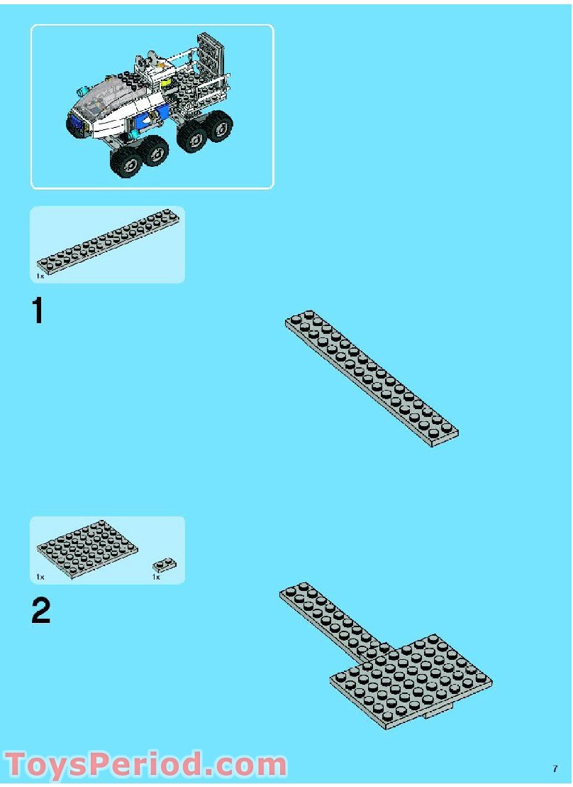 LEGO 10191 Star Justice Instructions and Parts List