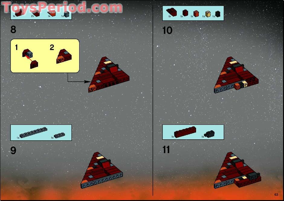 LEGO 10144 Sandcrawler Instructions and Parts List