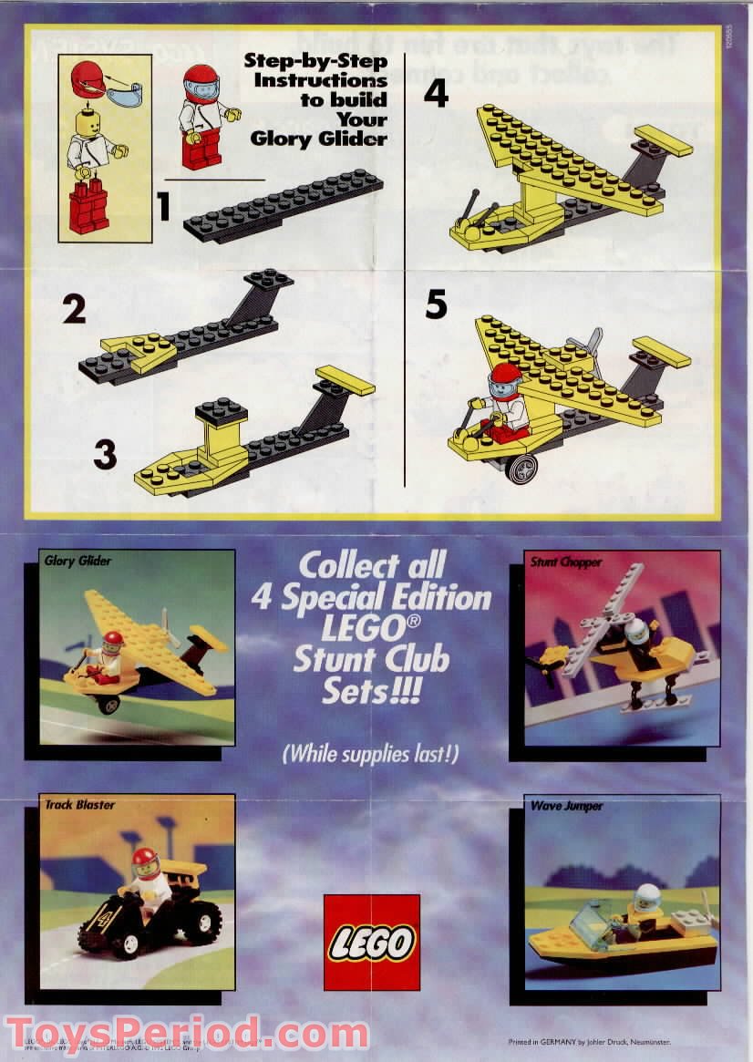 LEGO 1560-1 Kellogg's Promotional Set, Glory Glider Instructions and ...