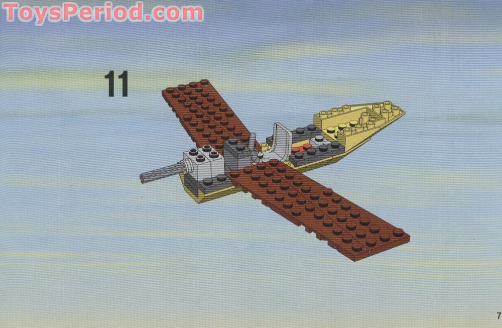 LEGO 4778 Desert Biplane Instructions and Parts List