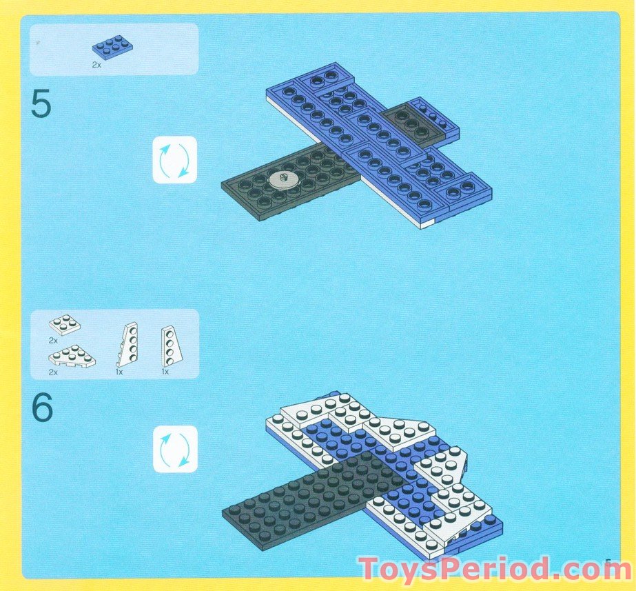 LEGO 4953 Fast Flyers Instructions and Parts List