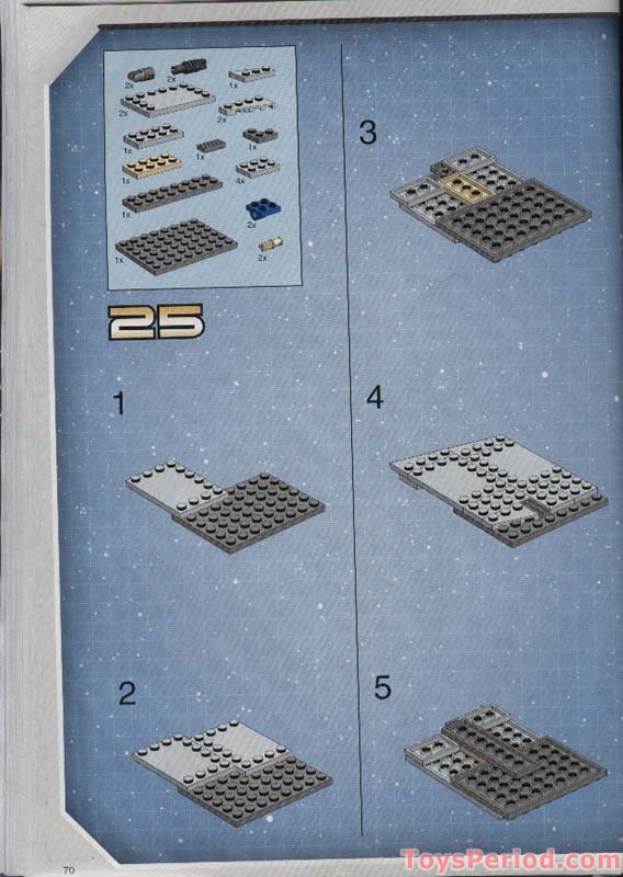 LEGO 4483-2 AT-AT, Blue Box Instructions and Parts List