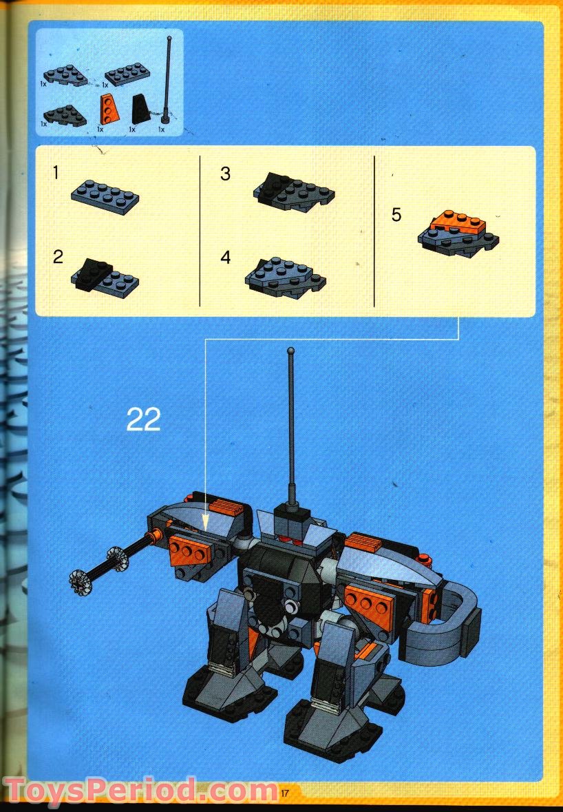 LEGO 4508 Titan Xp Instructions and Parts List