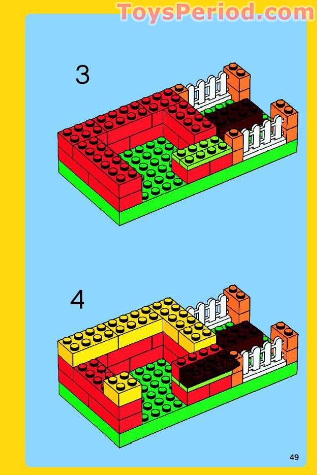 LEGO 5582 Ultimate LEGO Town Building Set Instructions and Parts List