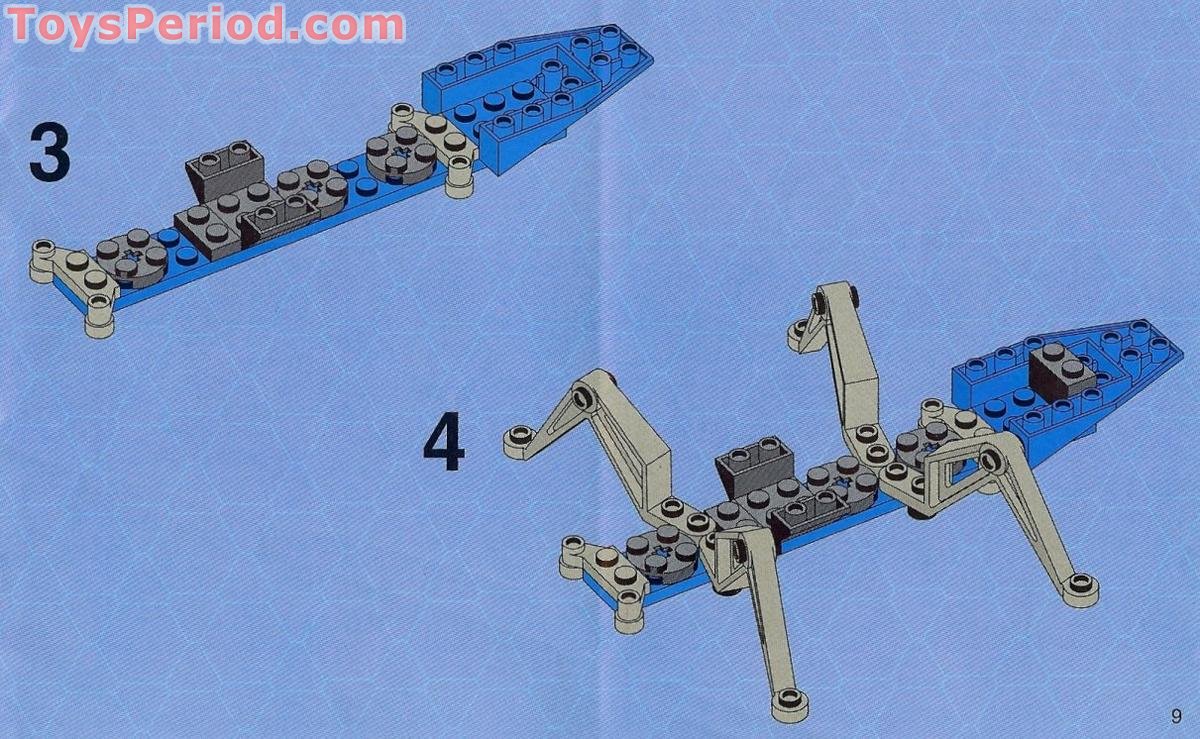 LEGO 6905 Bi-Wing Blaster Instructions and Parts List
