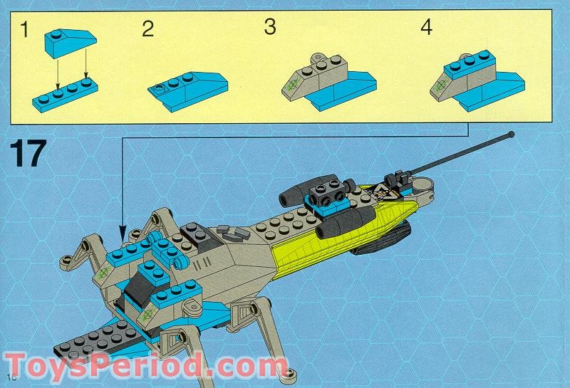 LEGO 6907 Sonic Stinger Instructions and Parts List