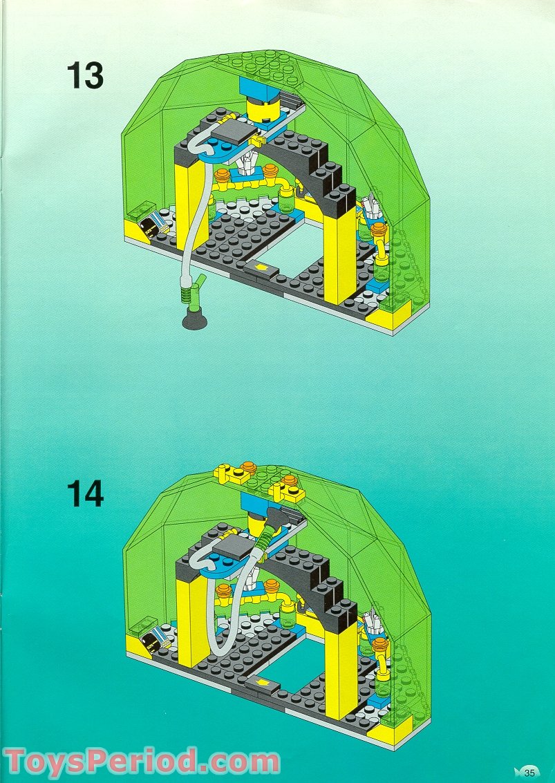 LEGO 6199 Hydro Crystalization Station Instructions and Parts List
