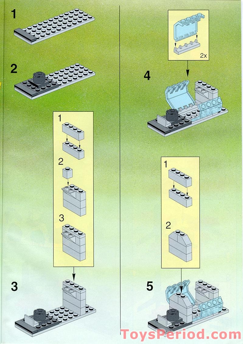 LEGO 6493 Flying Time Vessel Instructions and Parts List