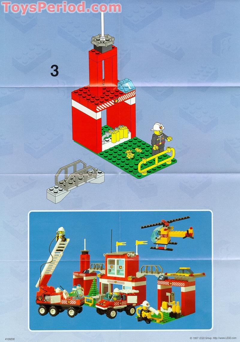 LEGO 6554 Blaze Brigade Instructions and Parts List
