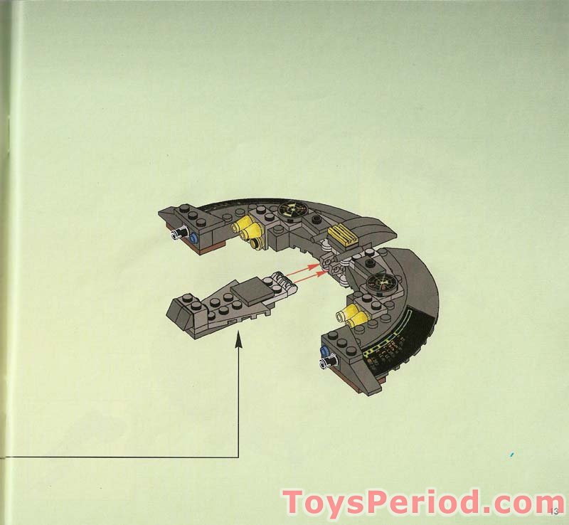 LEGO 7697 MT-51 Claw-Tank Ambush Instructions and Parts List