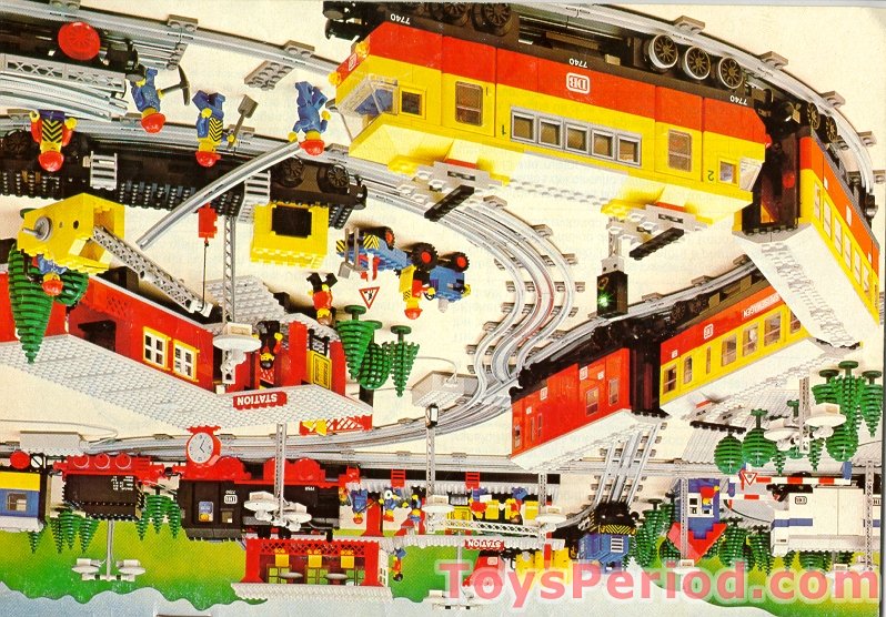 LEGO 7730 Electric Goods Train Instructions and Parts List